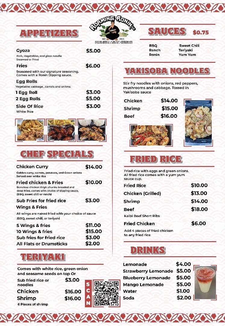 Food truck catering - Roaming Ronin in Jacksonville